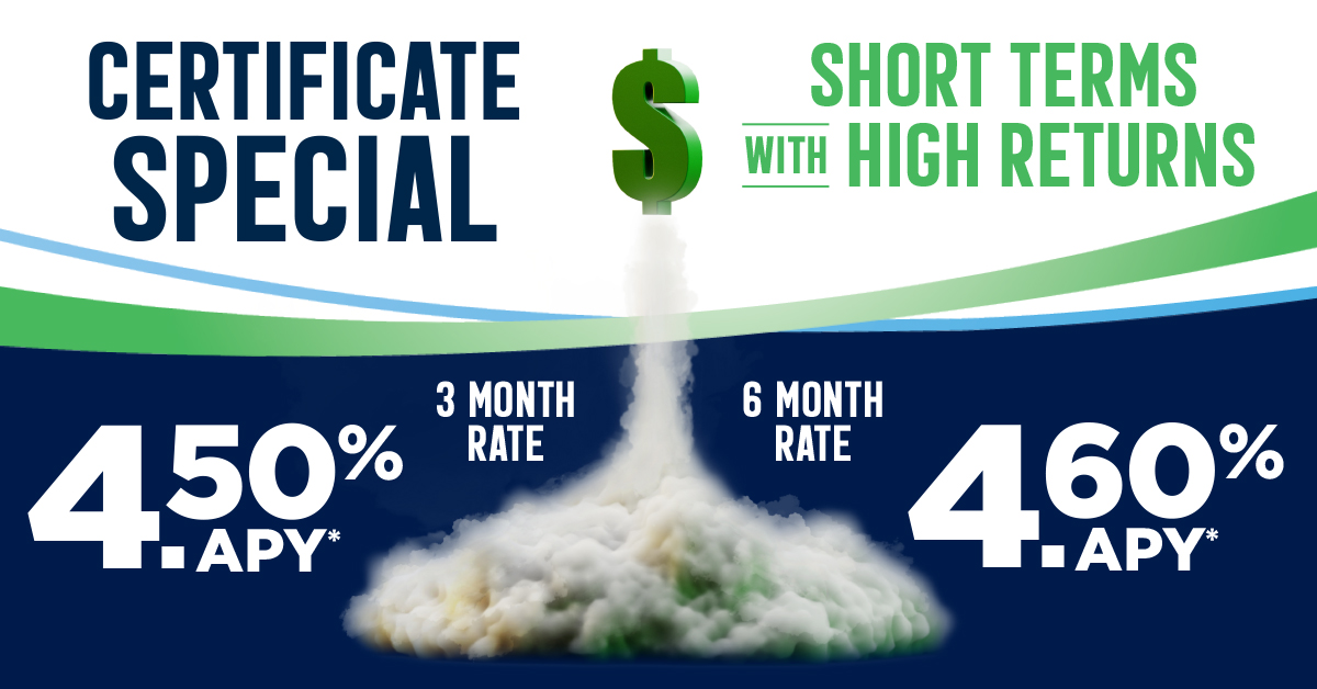 Short-Term Certificate Specials | Benchmark FCU